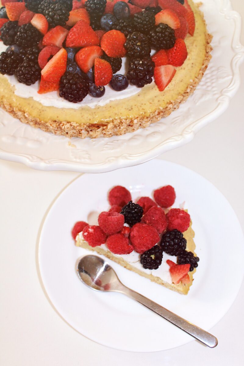 Lemon Berry Tart Recipe (No Baking Required!) - Ana Florentina