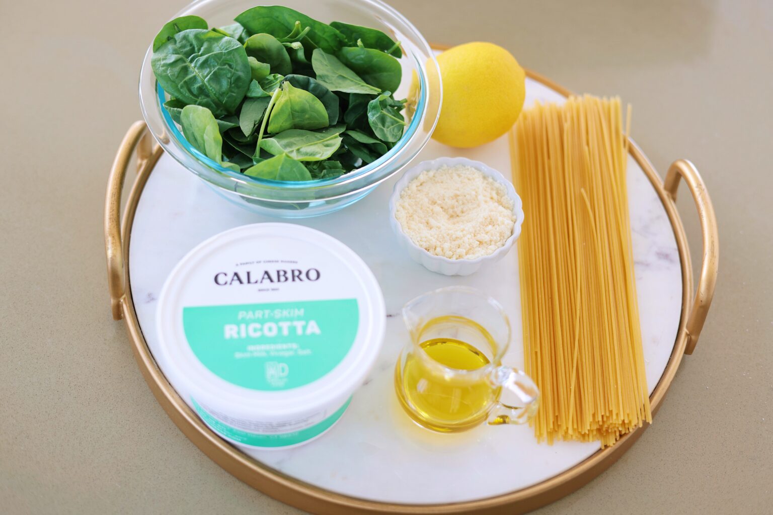 Lemon Spaghetti with Ricotta - Ana Florentina